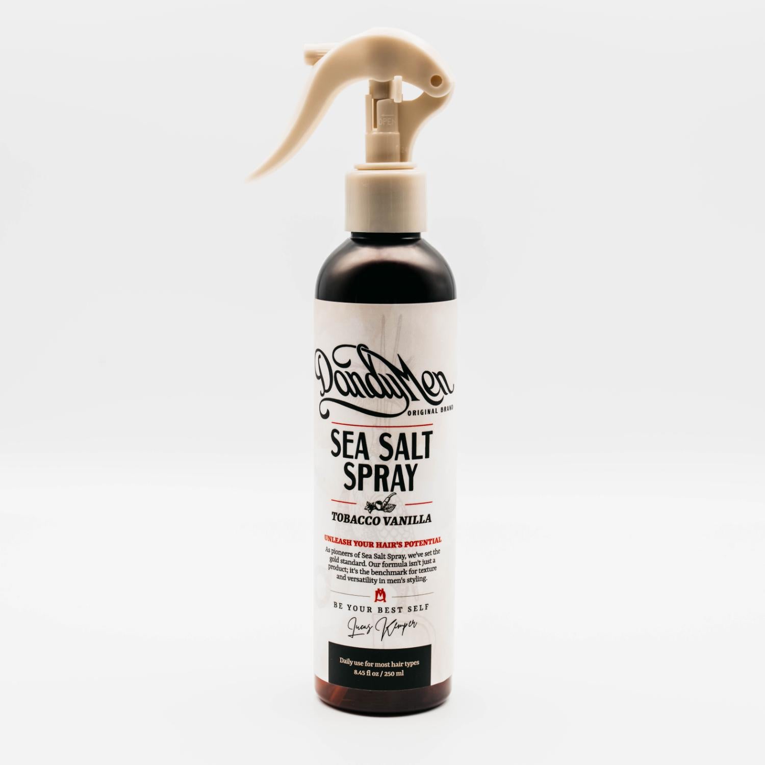 Texturizing Sea Salt Spray | Natural Texture & Volume, Flexible Hold – DandyMen Co.
